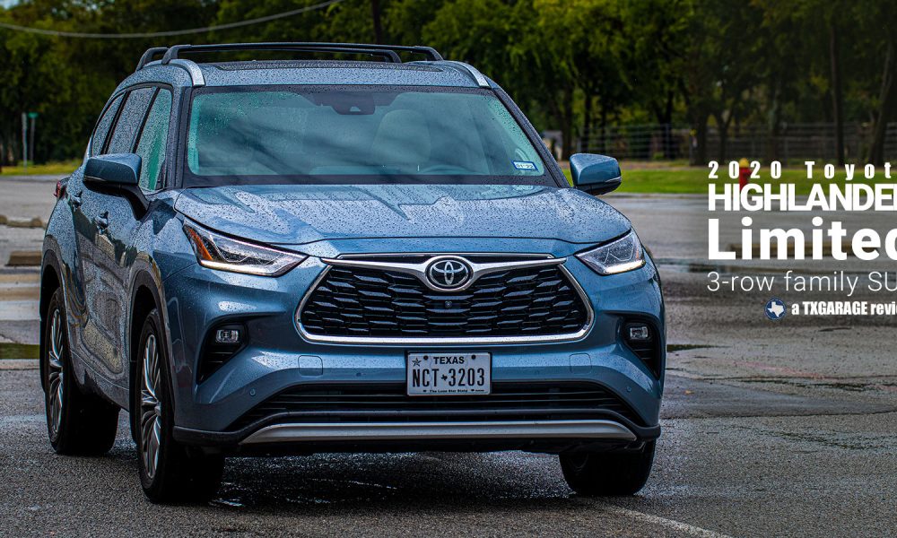 Family High – The 2020 Toyota Highlander Limited, 3-Row Family SUV ...