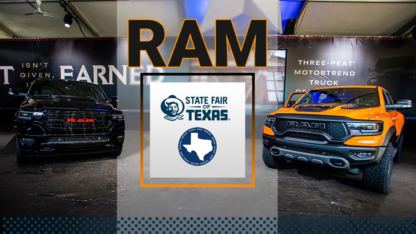 RAM Trucks at the State Fair of Texas – RAM (RED) and RAM TRX Ignition ...